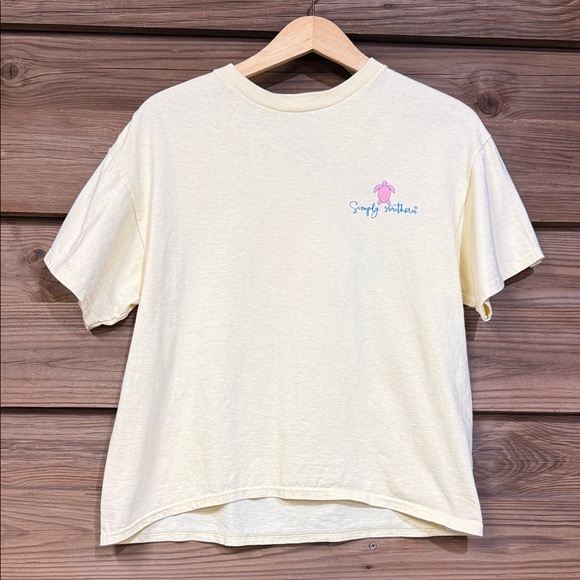 Simply Southern | Shirts & Tops | Simply Southern Kids Light Yellow ...